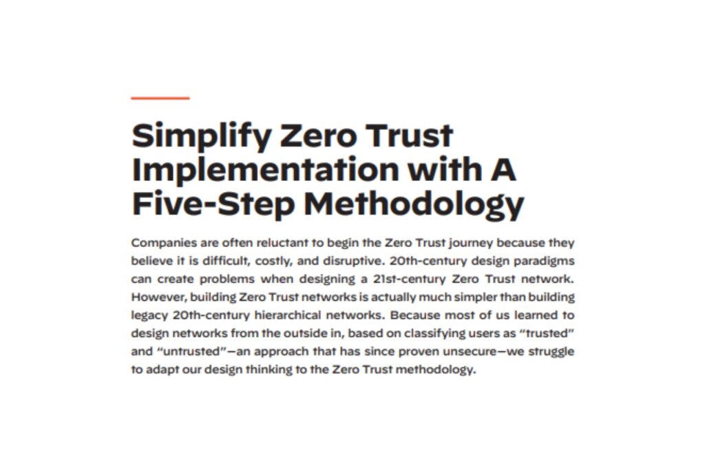 5 steps to Zero Trust – CXO-Informer